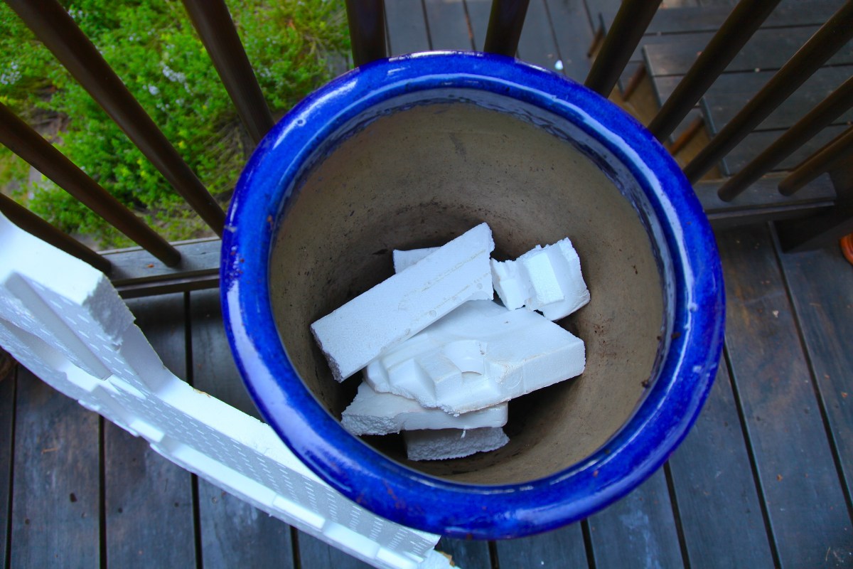 Styrofoam Filler For Planters | Pioneering The Simple Life