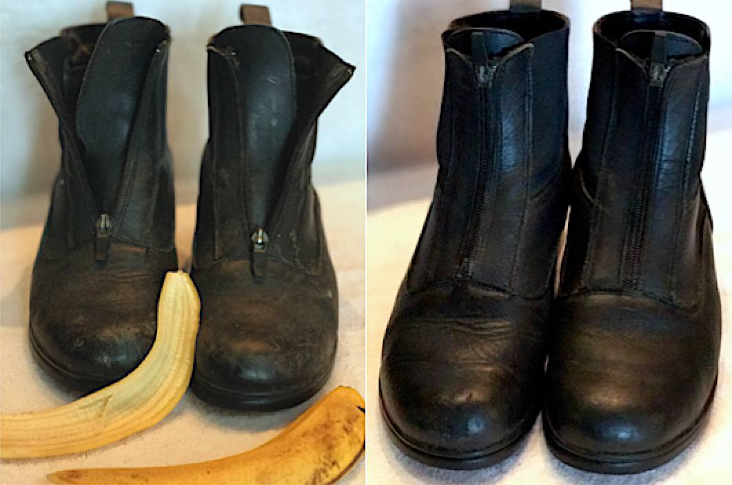 Banana Peel Shoe Polish | Pioneering The Simple Life